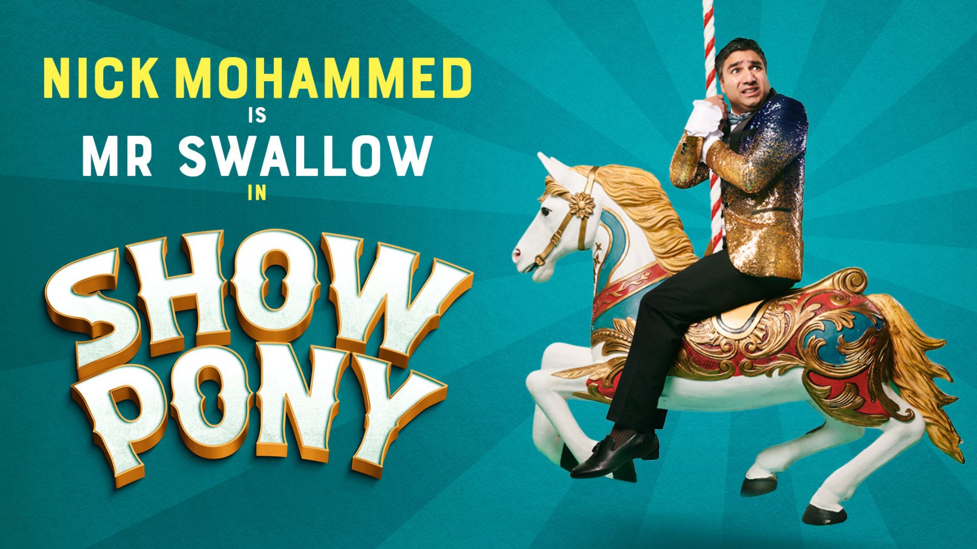 Nick Mohammed is Mr Swallow: Show Pony Tickets | Edinburgh Playhouse in Edinburgh | ATG Tickets
